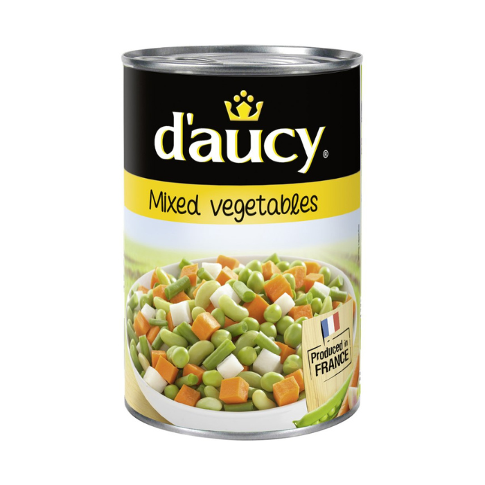 D'aucy Mixed Vegetables 400g x 12 – JSO Wholesale
