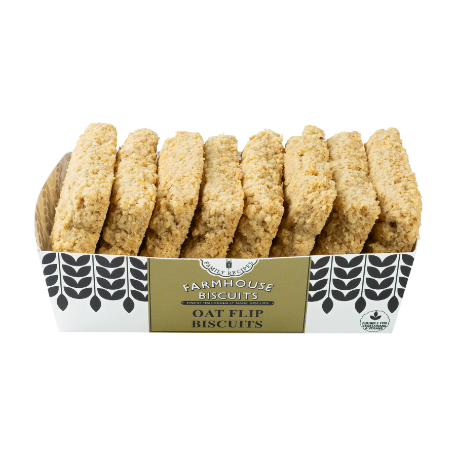 Farmhouse Biscuits Oat Flip Biscuits 200g x 12 – JSO Wholesale