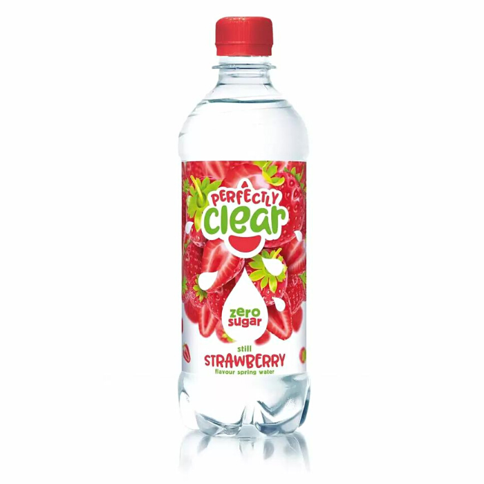 Perfectly Clear Still Strawberry Flavoured Spring Water 500ml x 12 ...