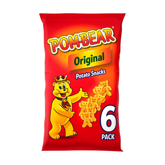 Pom-Bear Original Potato Snacks 6 Pack x 12 – JSO Wholesale