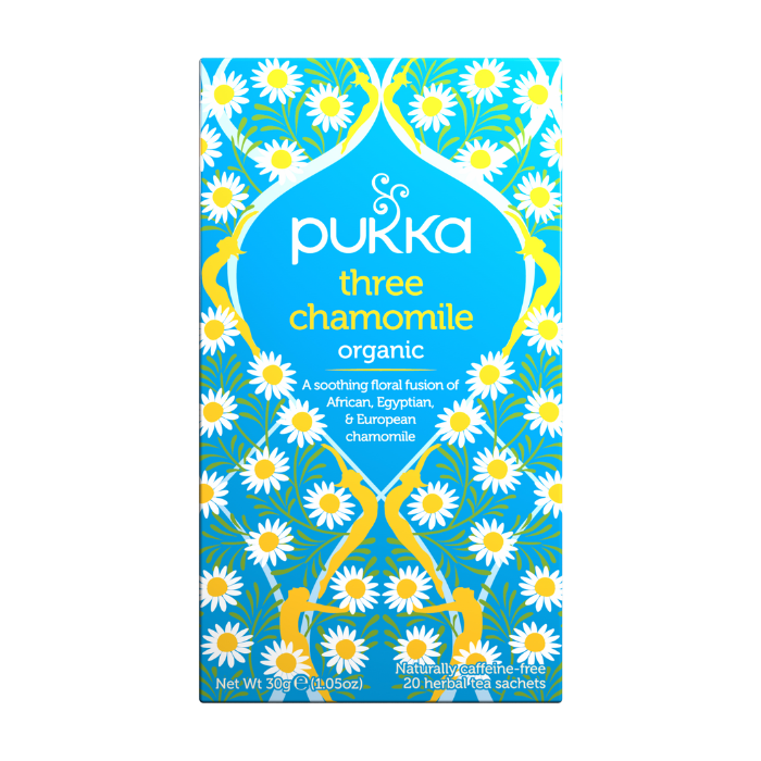 Pukka Herbs Three Chamomile 20 Tea Sachets x 4 – JSO Wholesale